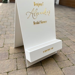 Flower Box Welcome Sign, Wedding Welcome Sign With Flower Box, Floral ...