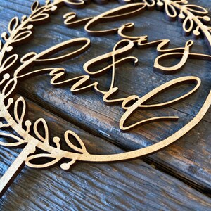 Wood Cake Toppers | Mr Mrs Cake Topper |rustic Cake Toppers for Wedding ...