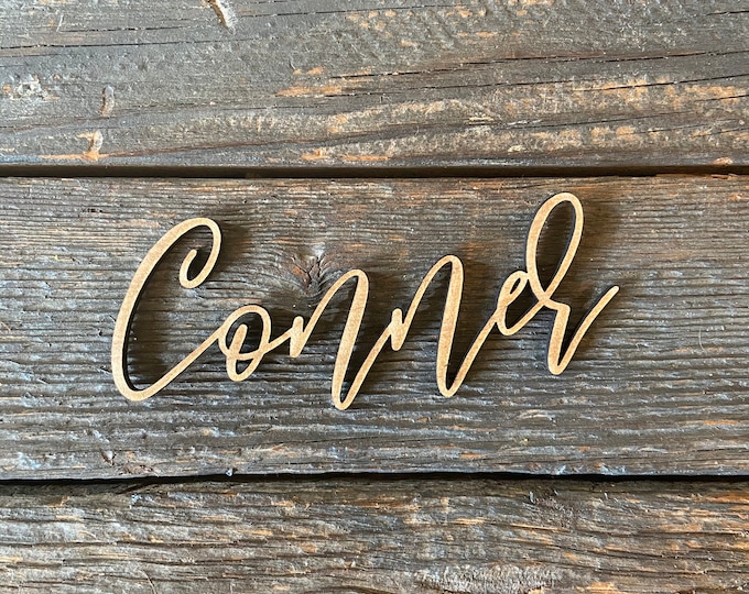 Personalized Wooden Place Cards Name Plates for Wedding Wood Name Wood ...