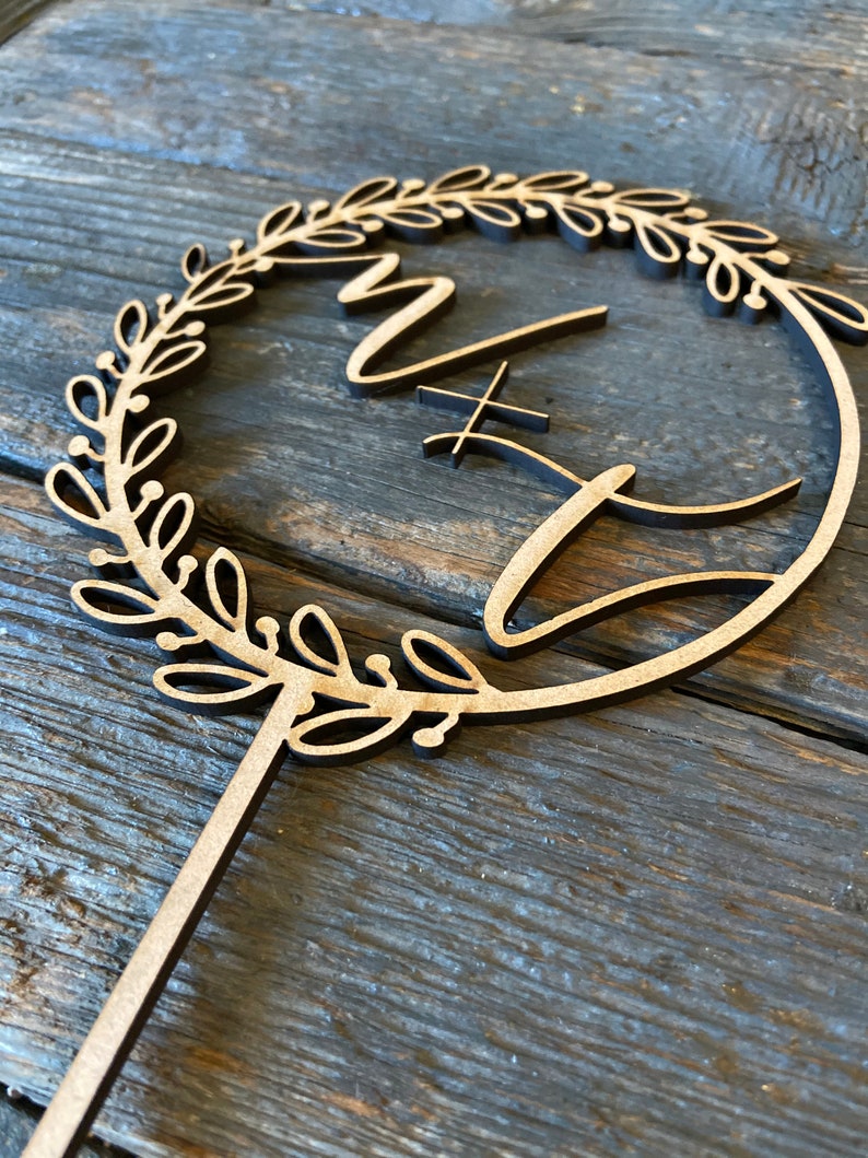 Wood Cake Toppers | Mr Mrs Cake Topper |rustic Cake Toppers for Wedding ...