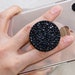 Genuine Jet Black Crystals Popsockets Bling Popgrip | Etsy