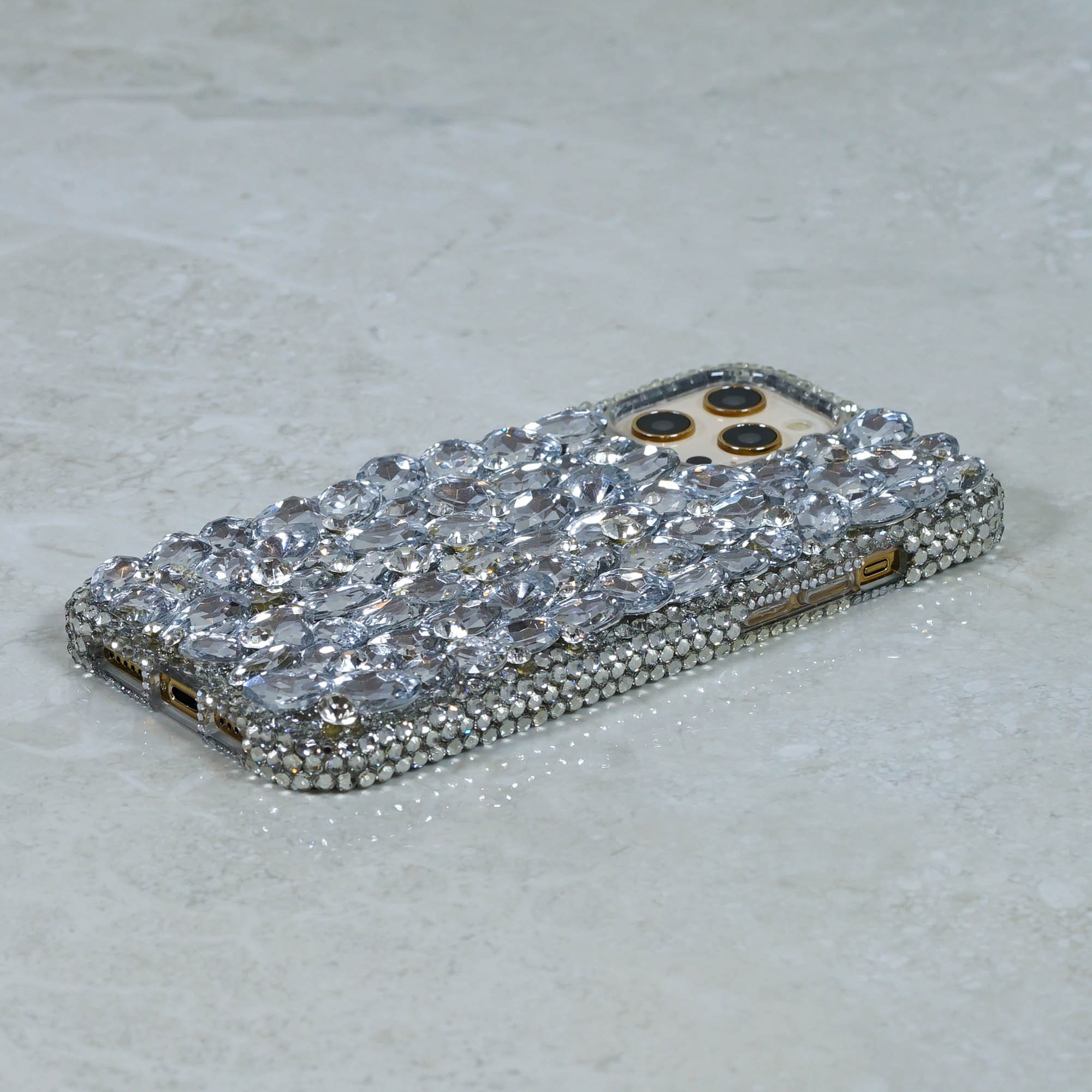 Bling Clear Gem Stones Genuine Crystals Diamond Easy Grip Case - Etsy