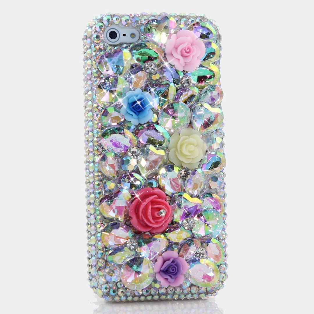 Genuine AB Crystals Case for iPhone 15 Plus 14 Pro Max Samsung Galaxy ...