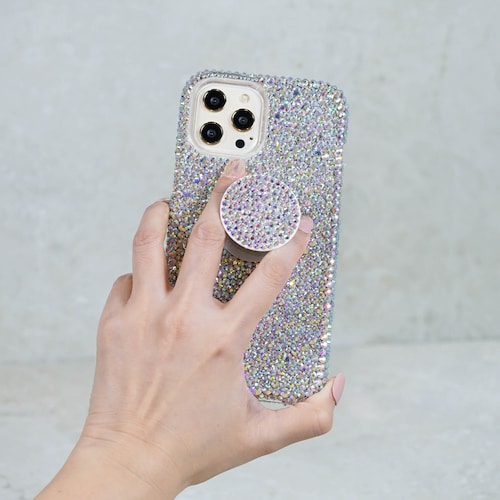 Snowflake Popsocket Grip Bling Genuine Crystals Stones Case - Etsy
