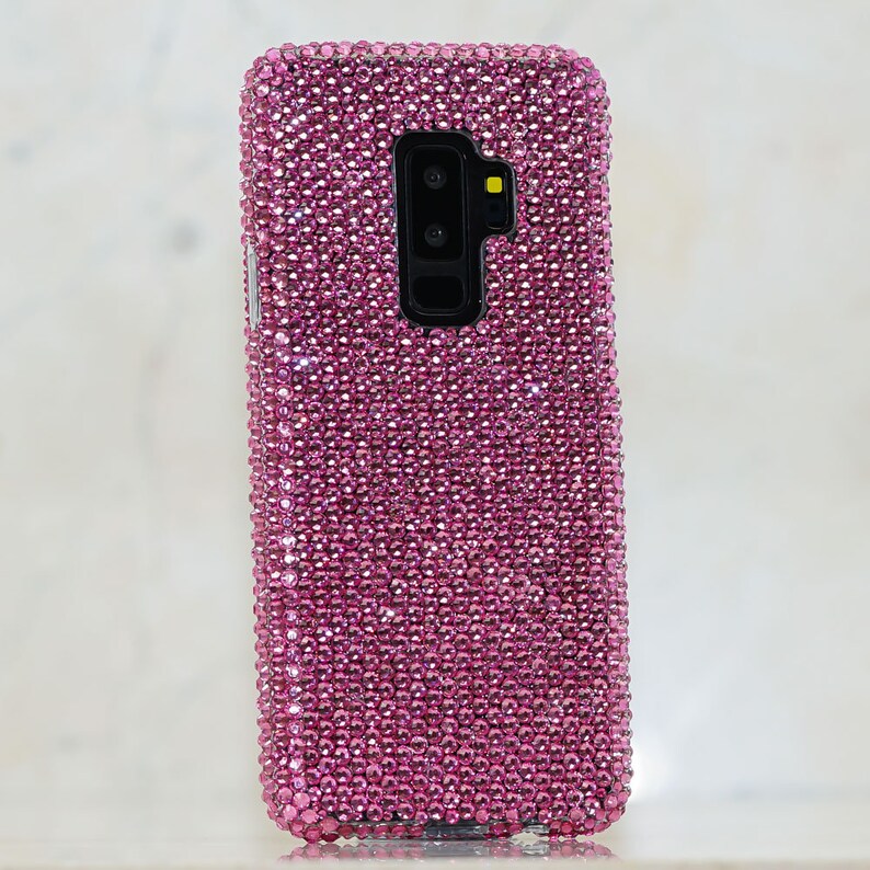 Bling Genuine Hot Pink Crystals Case for Iphone 14 Plus 13 12 - Etsy