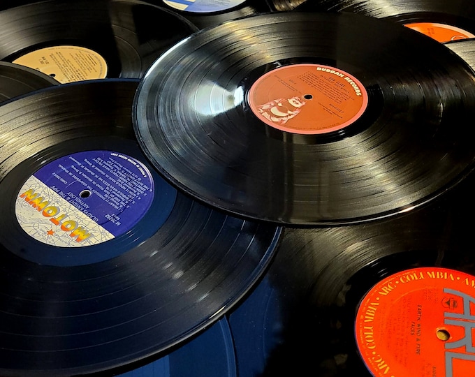 12” Vintage Vinyl Records, Pack of 4 - Etsy