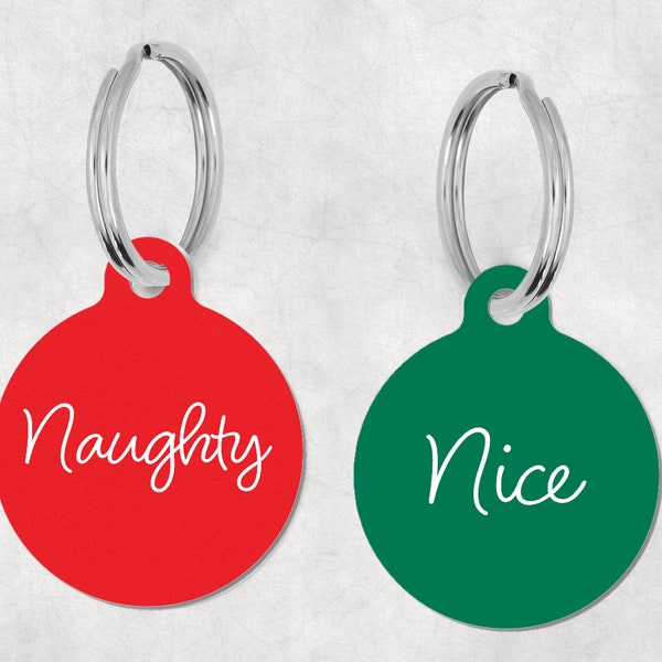 Naughty or Nice Tags - Etsy