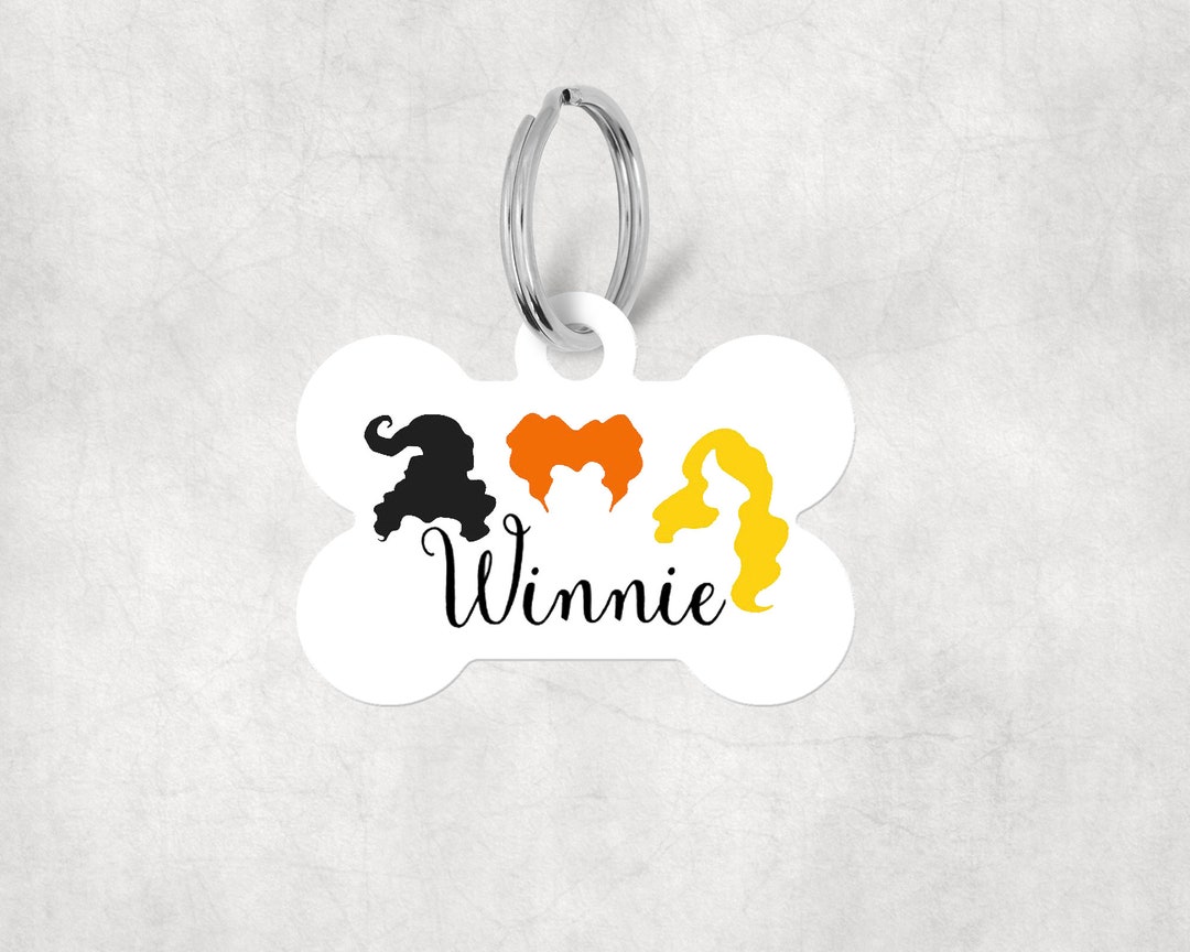 Personalized Hocus Pocus Halloween Dog Tag Double Sided Option ...