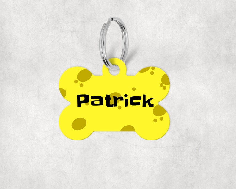Personalized Pet Dog ID Tag With Name Cartoon Show Inspired - Etsy