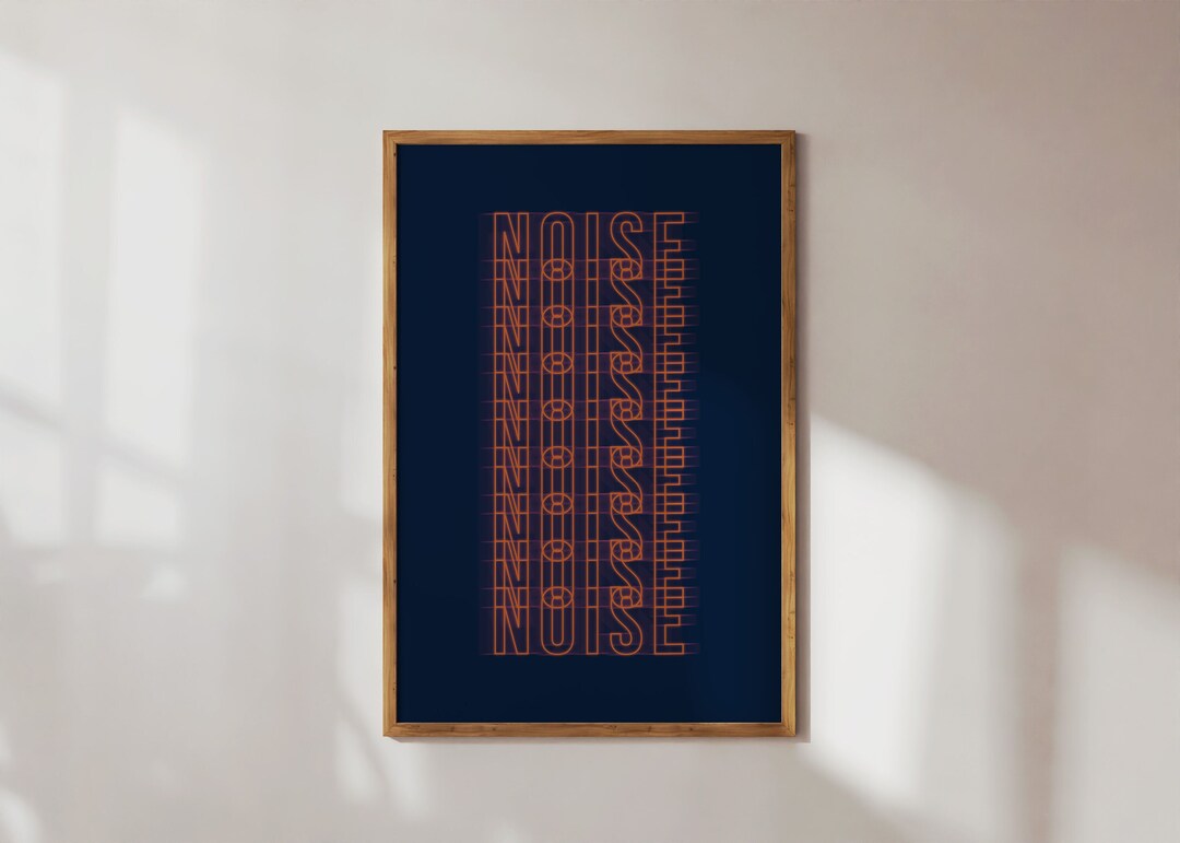 Neon Aesthetic Quote Poster, Dark Minimalistic Art Prints, Trendy Wall ...