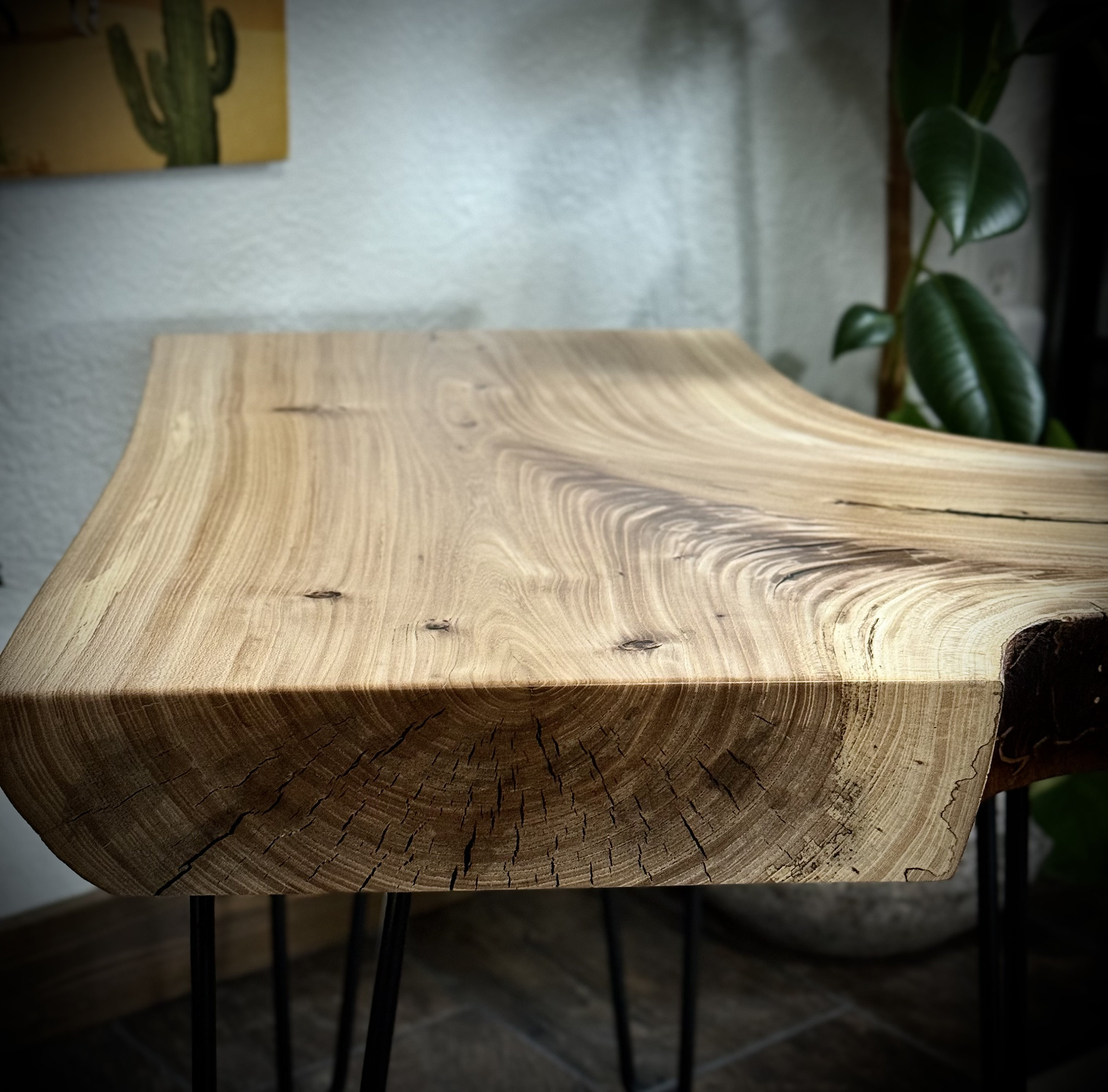 Unique Live Edge End Table - Etsy