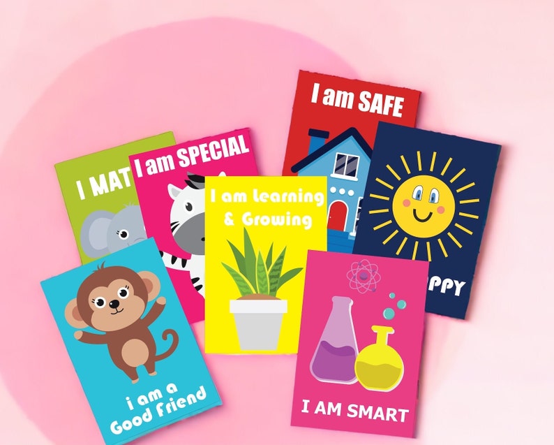 Affirmation Cards for Kids, Motivational Cards, Kids Positivity Cards ...