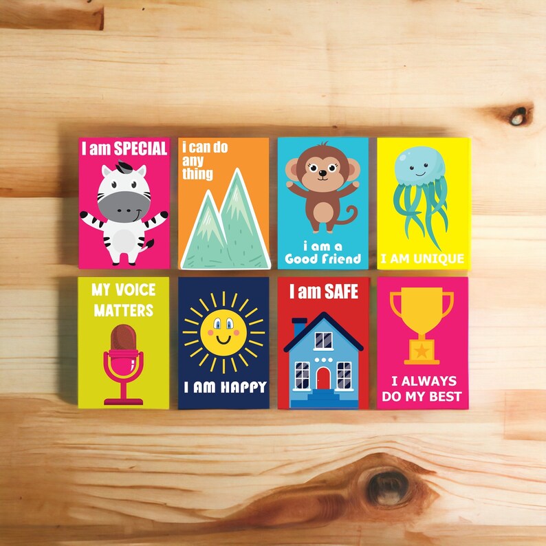Affirmation Posters for Kids, Kids Positivity Posters, Self Esteem ...