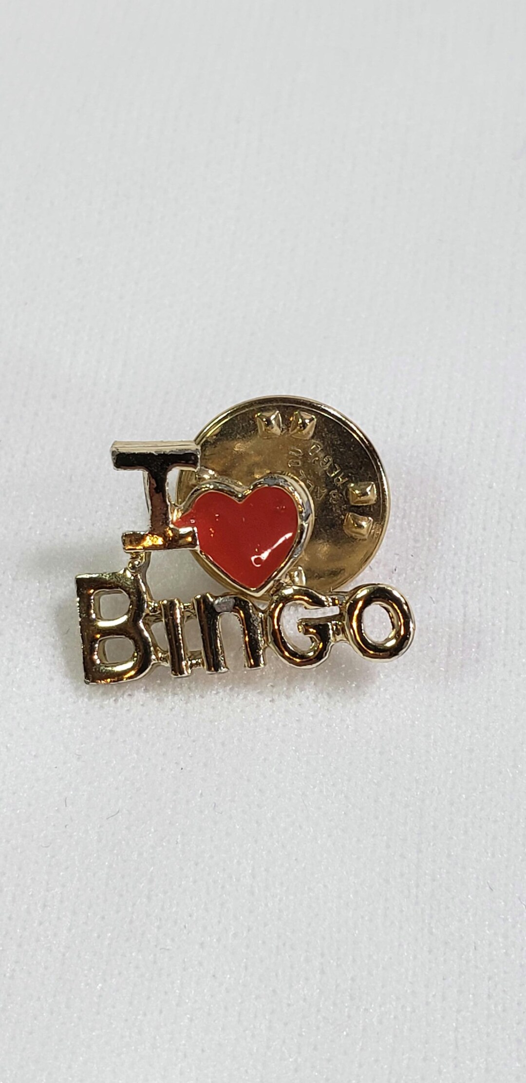 Vintage I Love Bingo Tack Pin / Brooch - Etsy