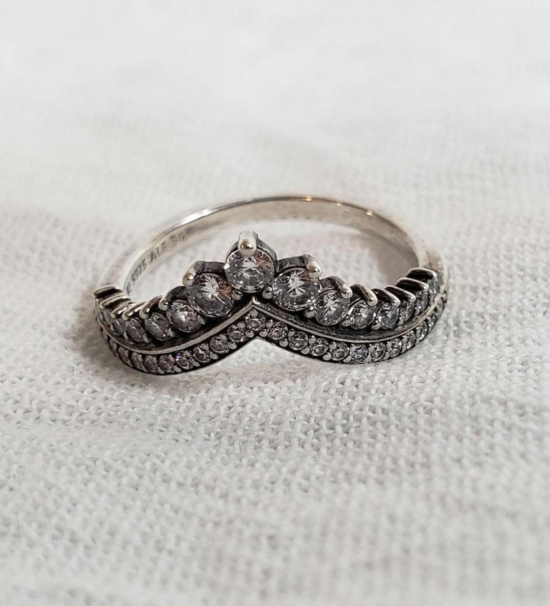 Vintage Princess Wishbone AKA Pandora Timeless Wish Ring 925 - Etsy
