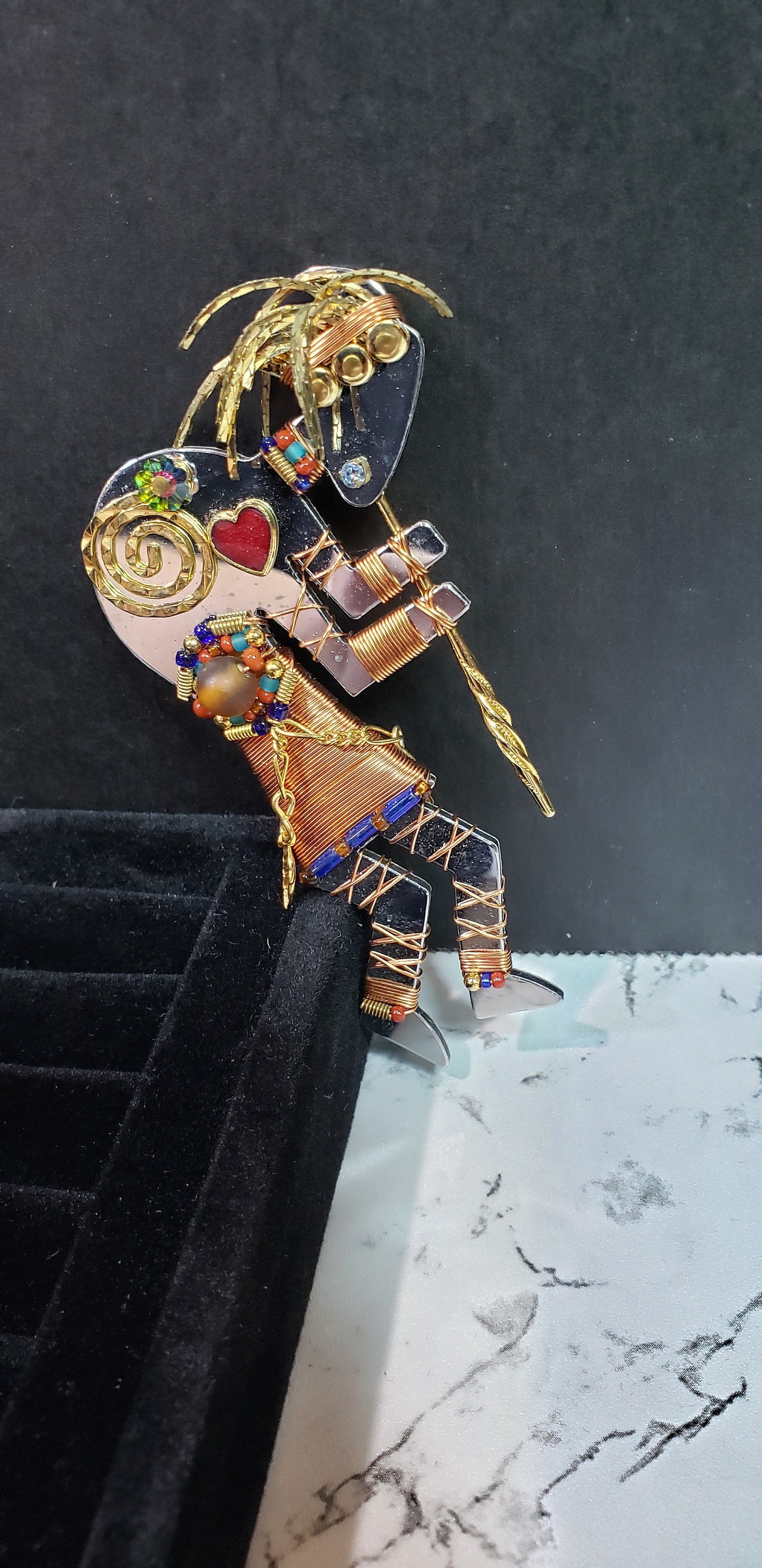 Vintage Pin / Brooch by Liztech - Etsy