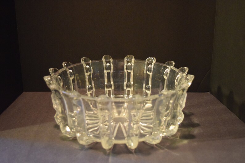 Vintage Bowl, Broken Column by US Glass Co. - Etsy