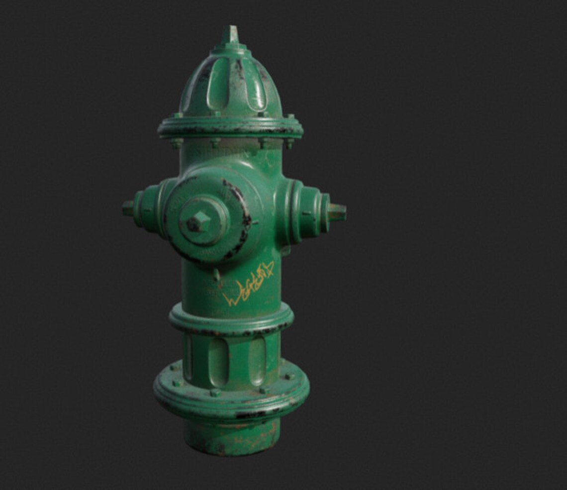 3D Printed Fire Hydrant Style A - Etsy