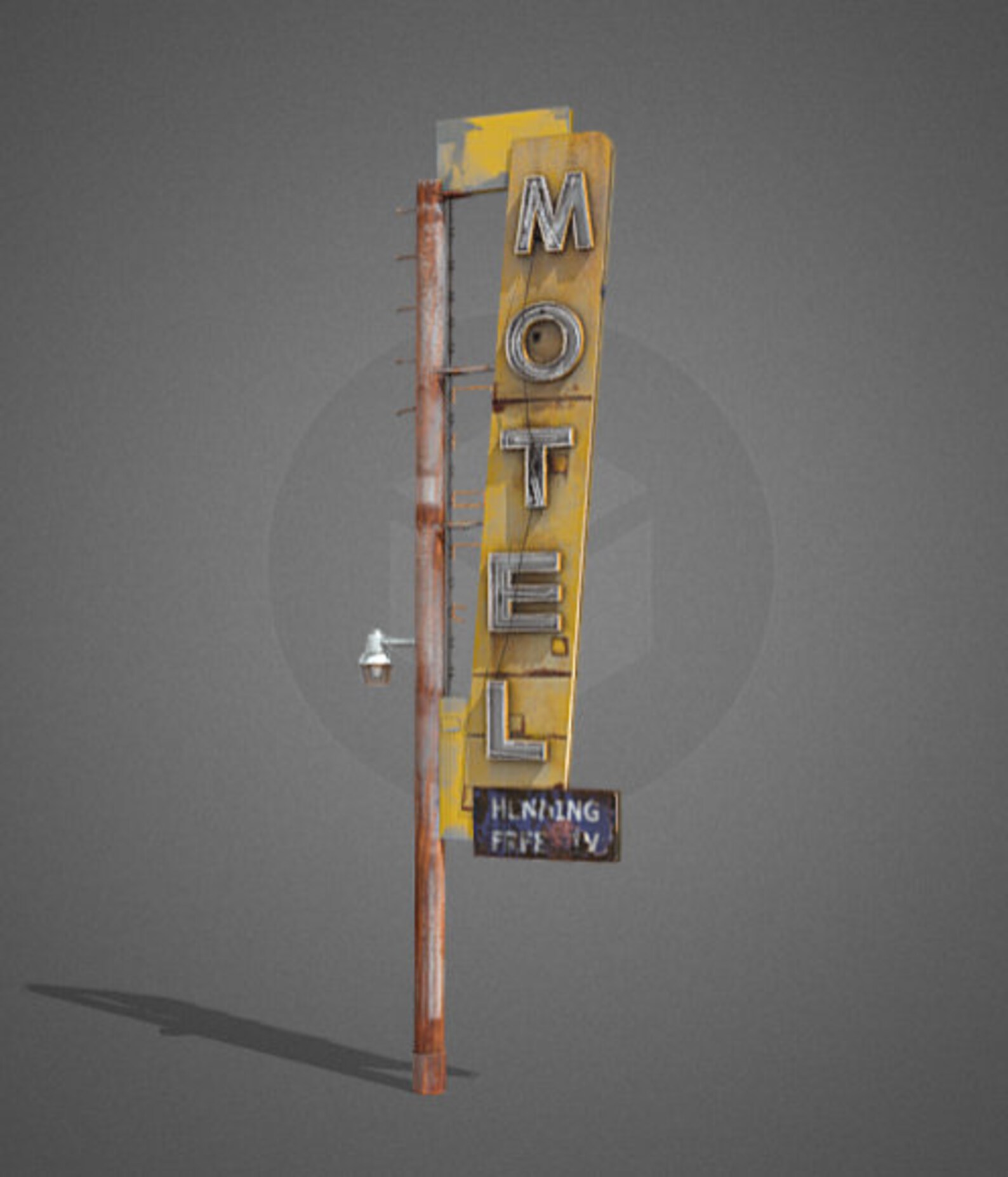 3D Printed Large Hotel Sign Style A - Etsy