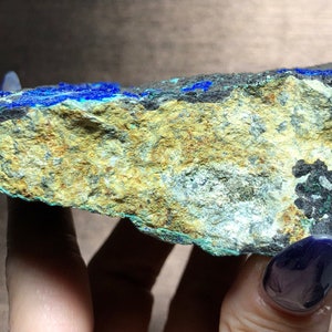 Azurite Ans Malachite on Tenorite - Etsy