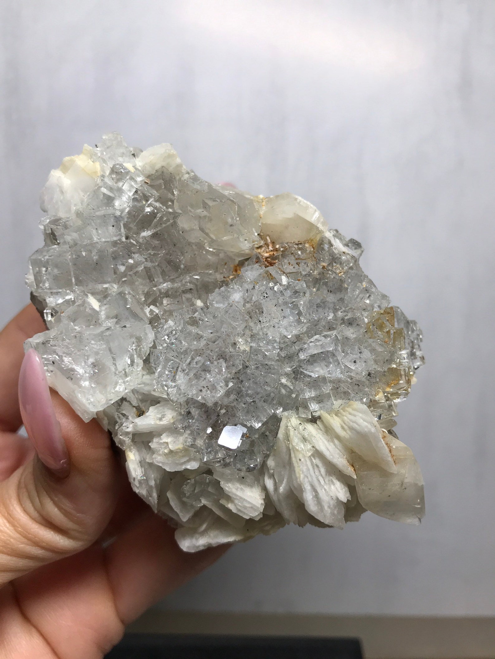 Stunning Flouite on Barite on Calite - Etsy