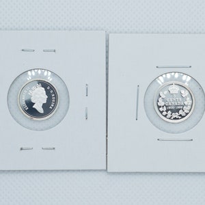 Coin Cufflinks -canada 90th Anniversary, Royal Canadian Mint- 5 Cent ...