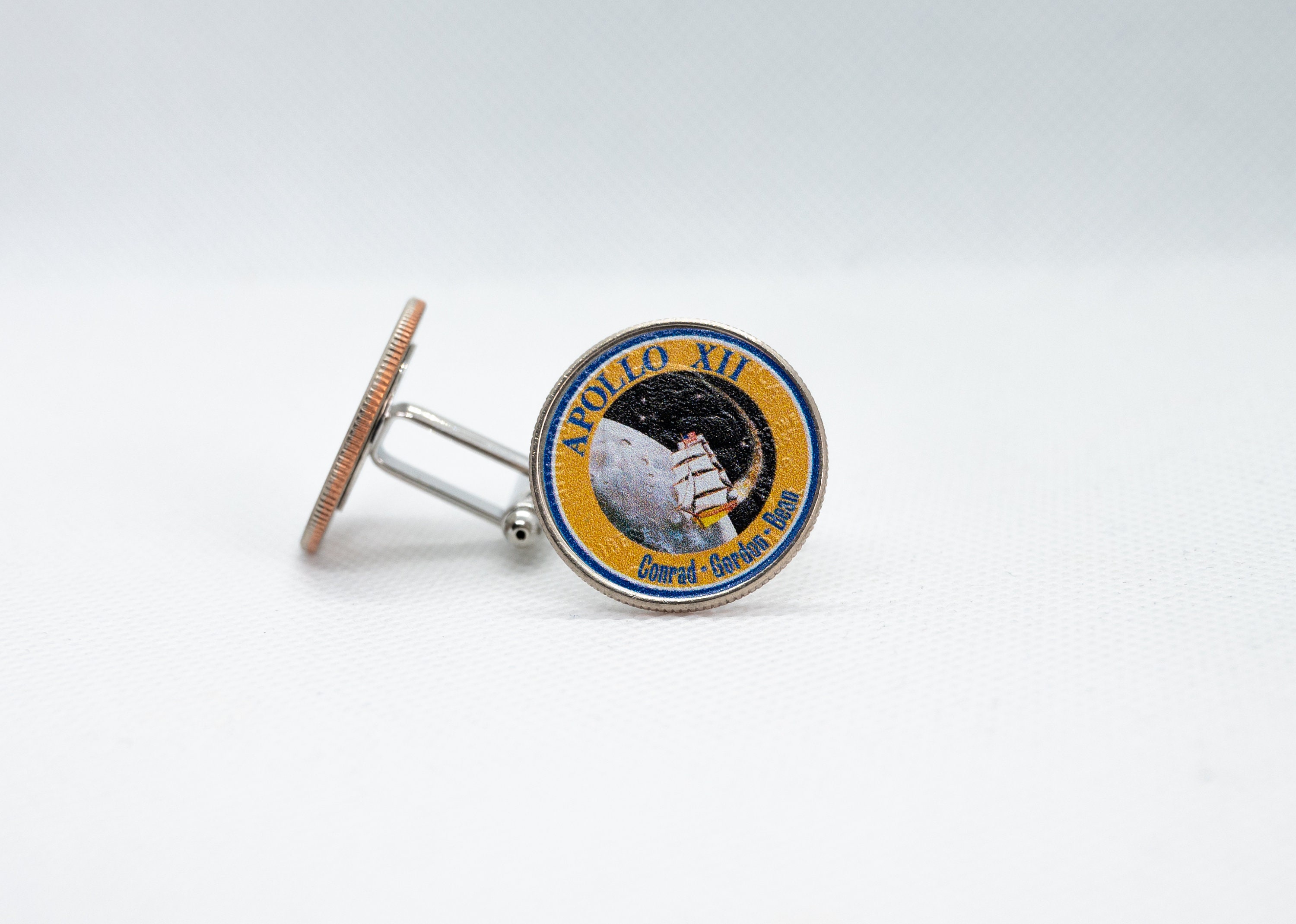 Coin Cufflinks Apollo Space Missions NASA United States 25 - Etsy Hong Kong