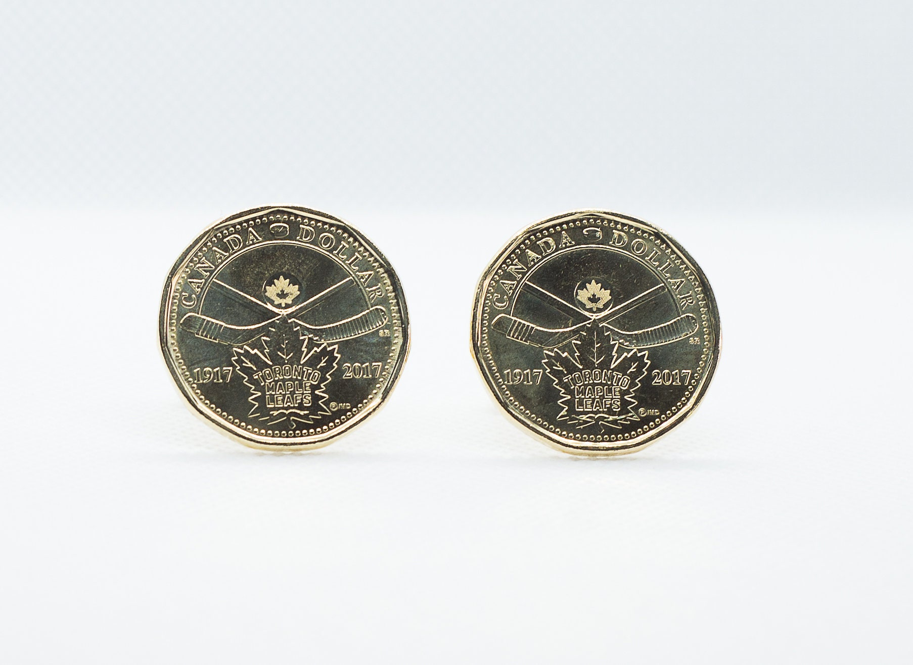 Coin Cufflinks-canadian 100th Anniversary of the Toronto Maple - Etsy UK