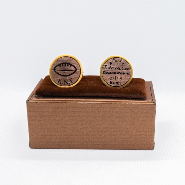 Football Cufflinks - Etsy