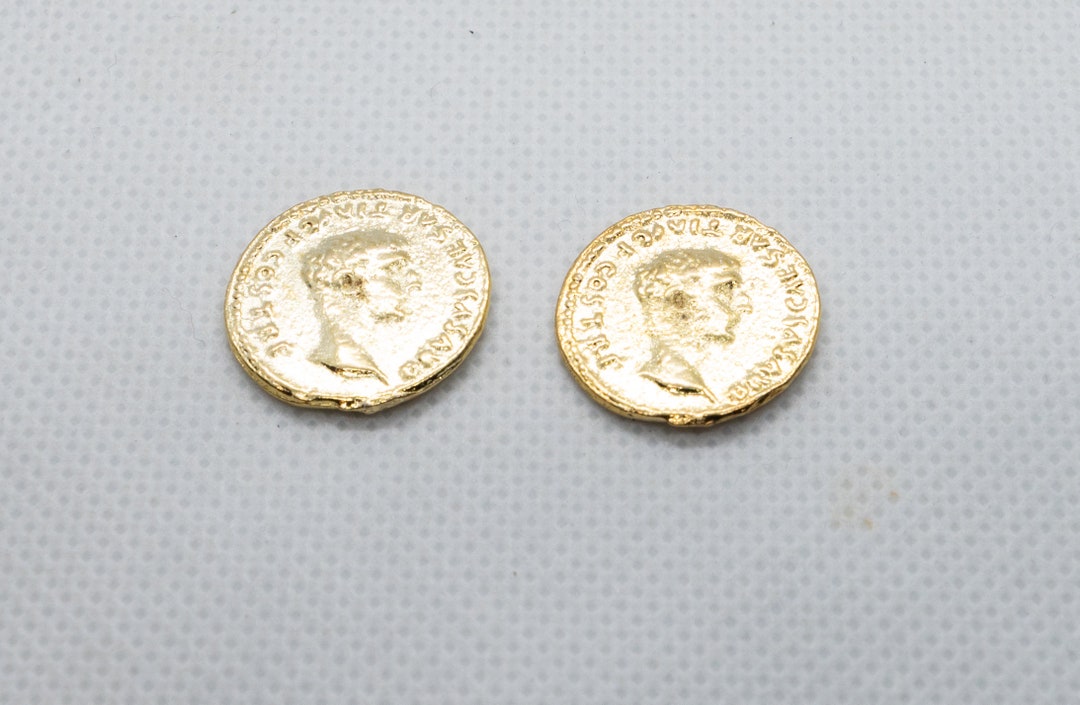 Coin Cufflinks - Tiberius 37AD, Roman Historical Replica Coins ...