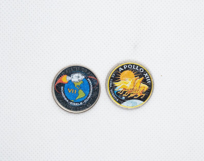 Coin Cufflinks Apollo Space Missions NASA United States 25 - Etsy Hong Kong