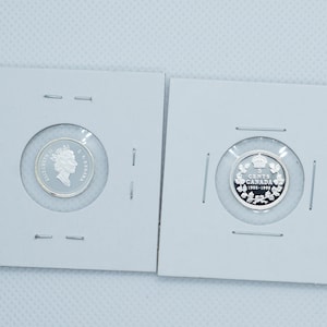 Coin Cufflinks -canada 90th Anniversary, Royal Canadian Mint- 5 Cent ...