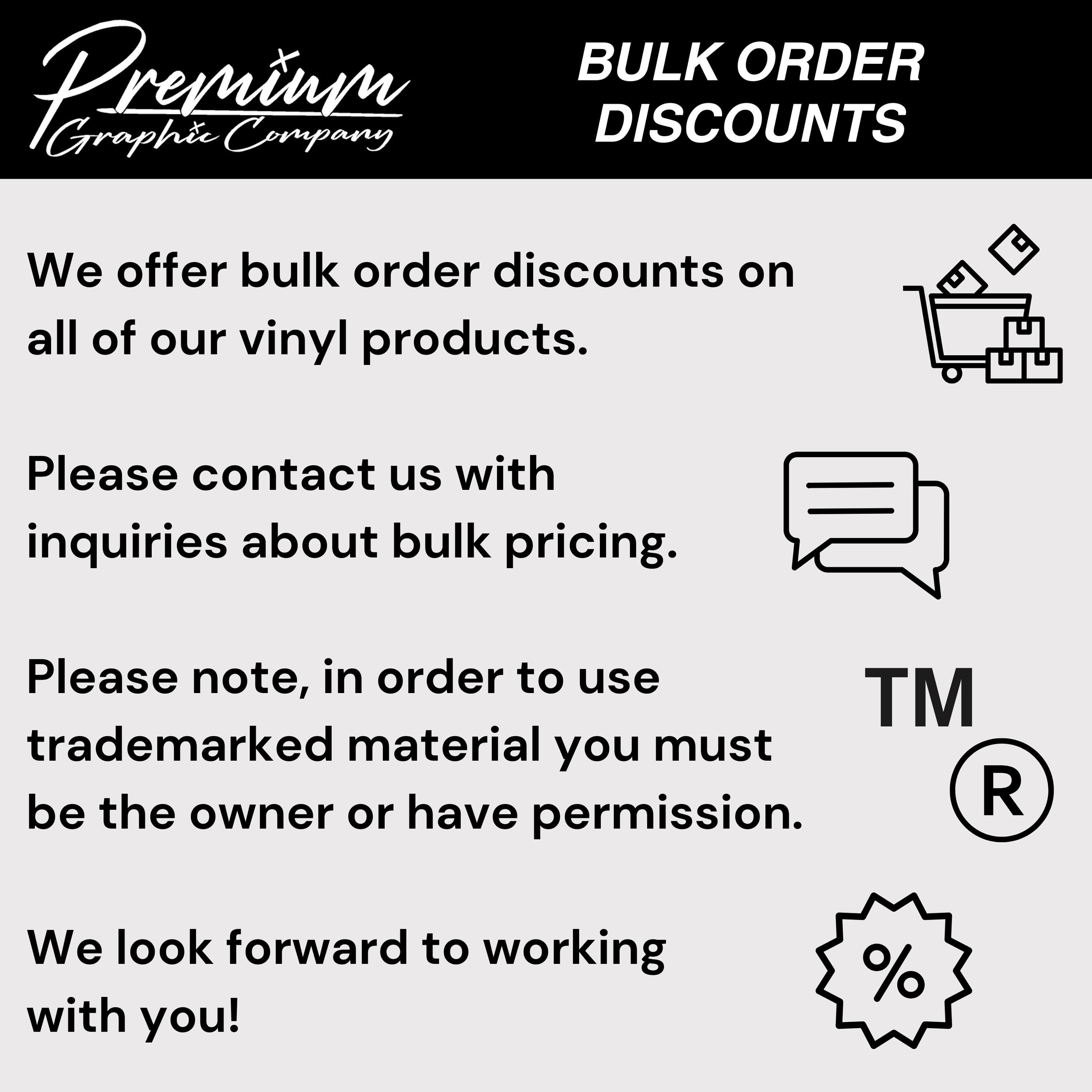 Custom Vinyl Decal / Business Storefront Vinyl Lettering / Customizable ...