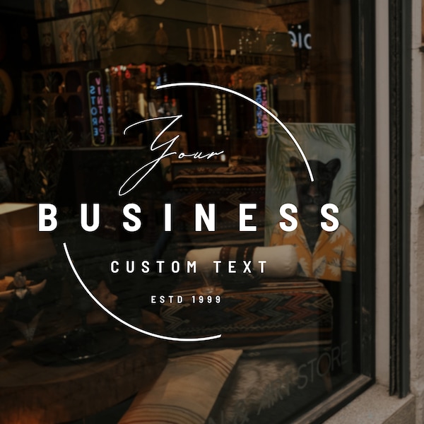 Storefront Window Decals - Etsy