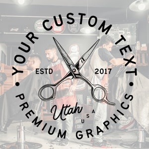 Customizable Shop Sign Decal / 6 Year Outdoor Rating / Your Text or ...