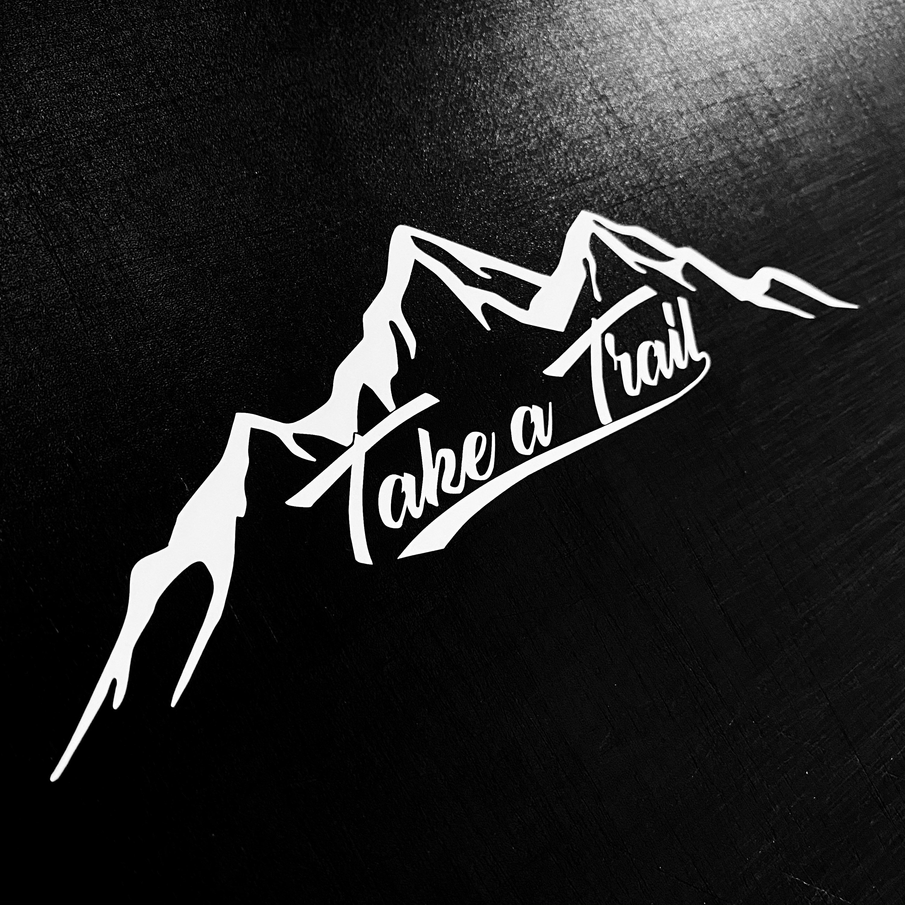 Take a Trail Decal Sticker / Mountain Adventure Wanderlust Hiking ...