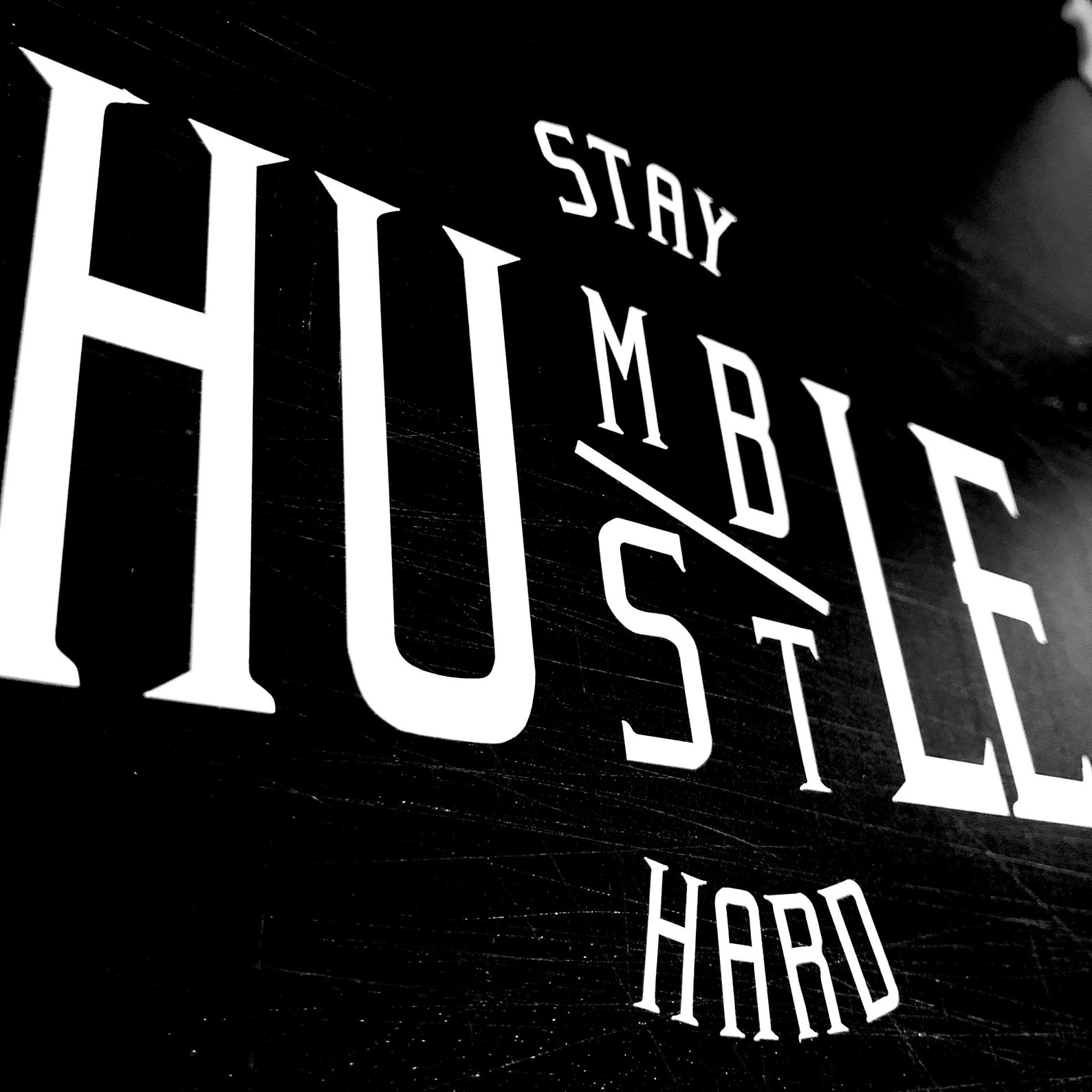 Stay Humble Hustle Hard / Decal Transfer Sticker No Background - Etsy