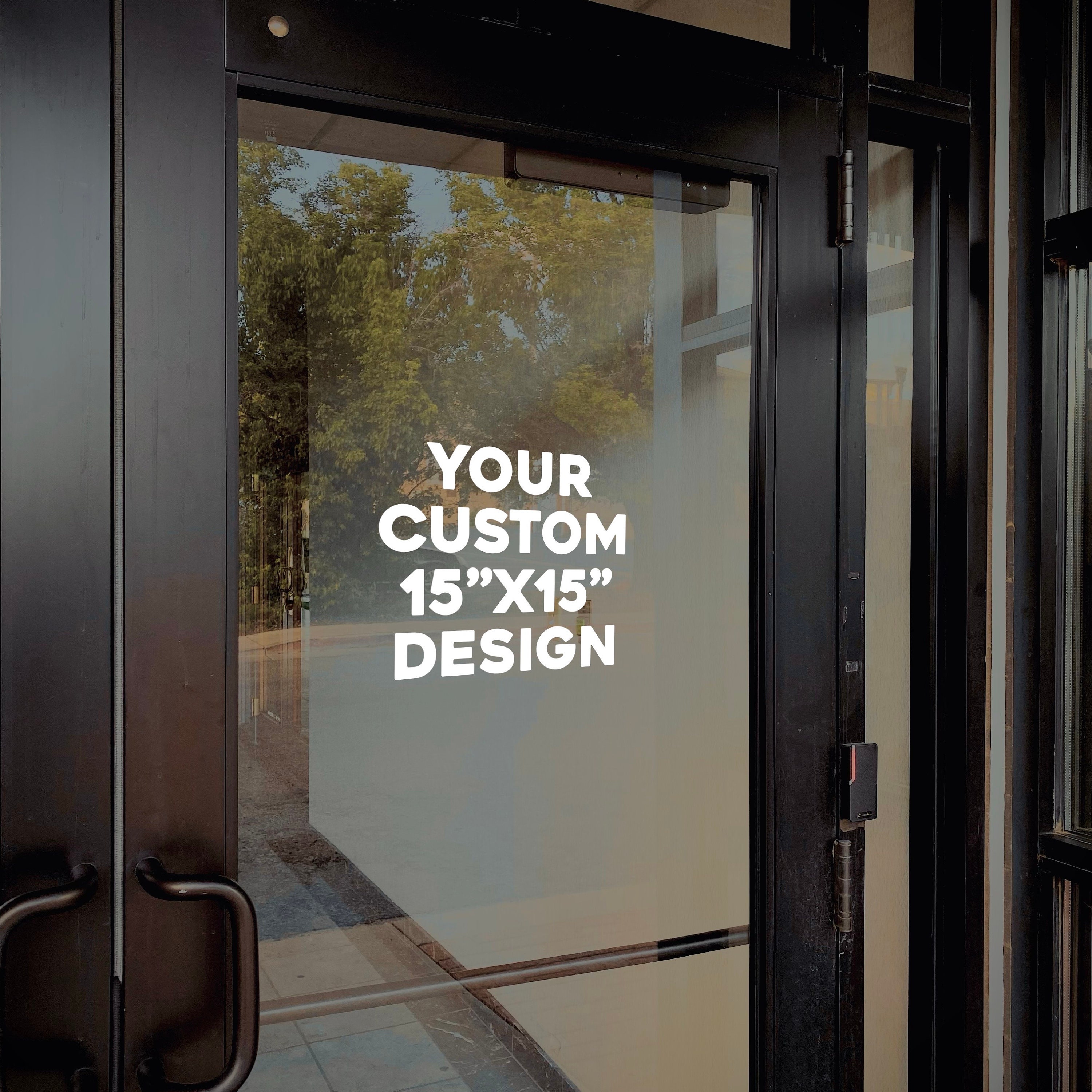 Customizable Western Style Window Decal / Your Company Name or Logo ...