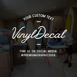 Customizable Store Front Window Decal / Personalized Company Name or ...