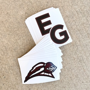 Full Color Stickers No Minimum / Your Logo or Artwork / Sticks to Glass ...