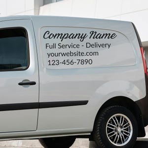 Fully Customizable Trucking Decal / Your Company Name or Logo Vinyl ...