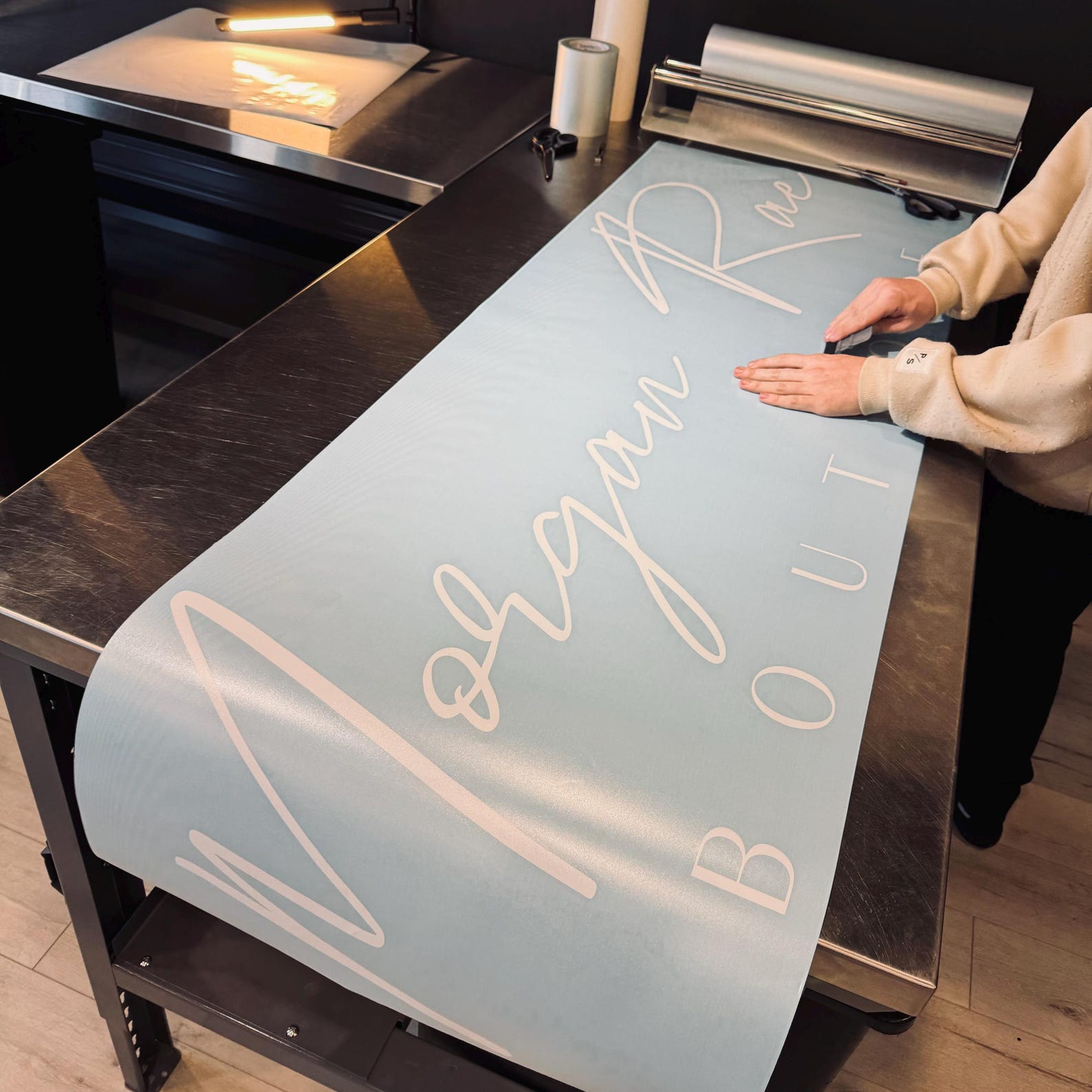 Vinyl Shop Decal - Personalized Sticker - Custom Branding - Signage for ...