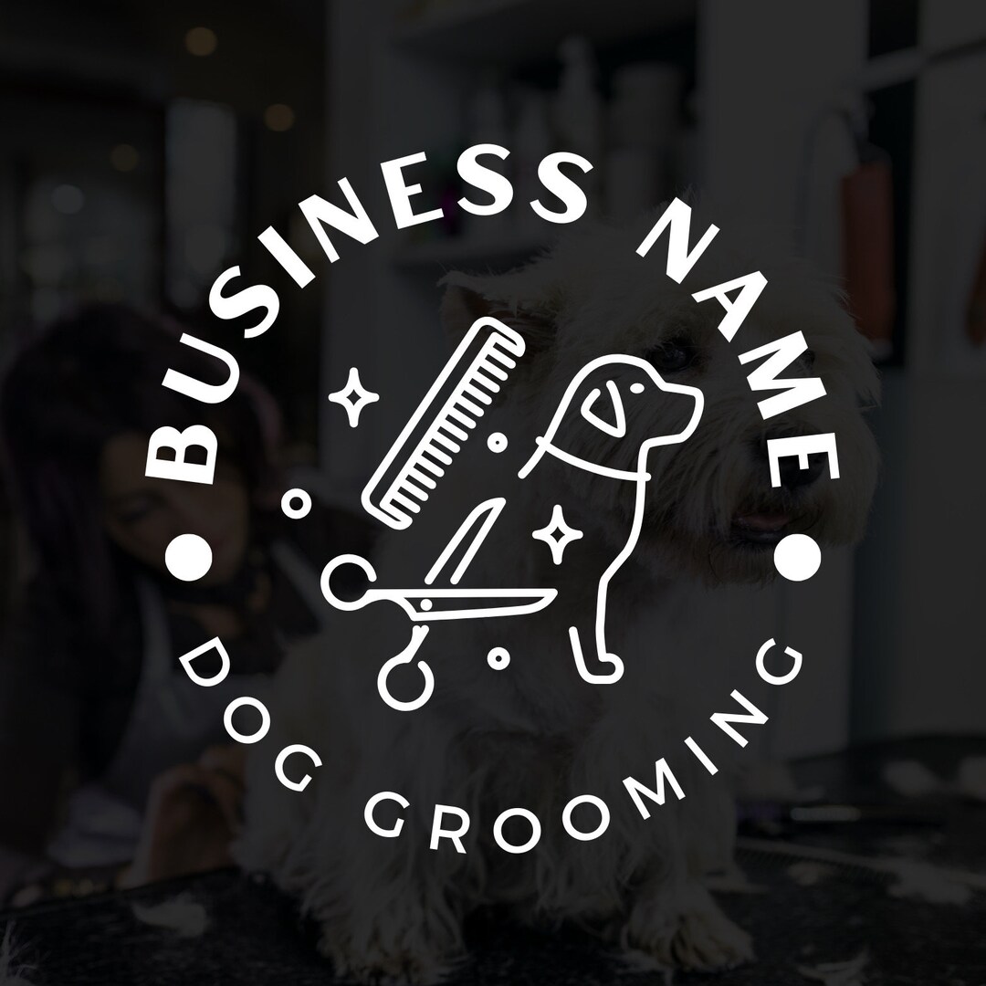 Customizable Dog Grooming Sign Decal / 6 Year Outdoor Rating / Your ...