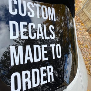Customizable Circle Logo Window Decal / Your Company Name or Logo ...
