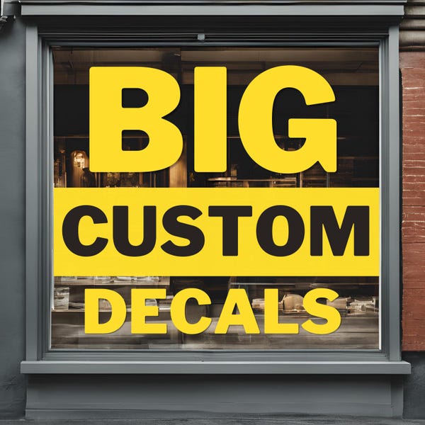 Big Business Stickers - Etsy