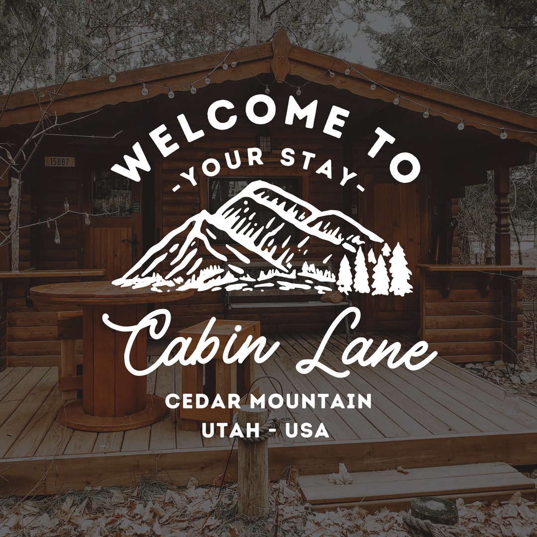 Create Your Own Welcome Decal, Customizable Vacation Rental Vinyl ...