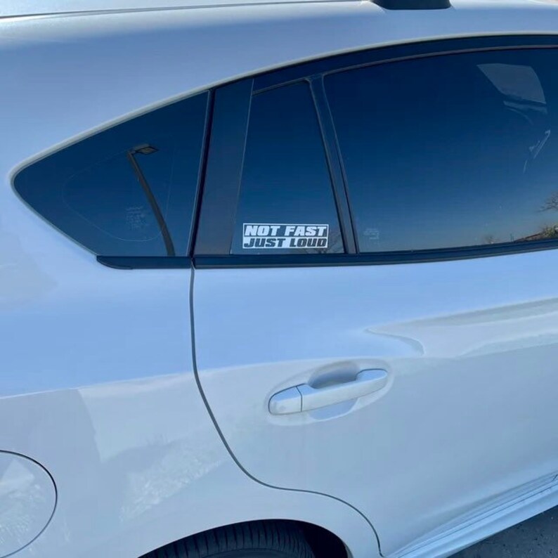 Not Fast Just Loud Decal Sticker / JDM Drift Stance Anime - Etsy