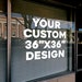 Customizable Gym Window Decal / Your Company Name or Logo Storefront ...