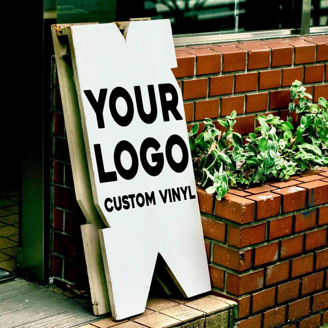 Custom Vinyl Logo Decal / Business Sign / Vinyl Lettering / Waterproof ...