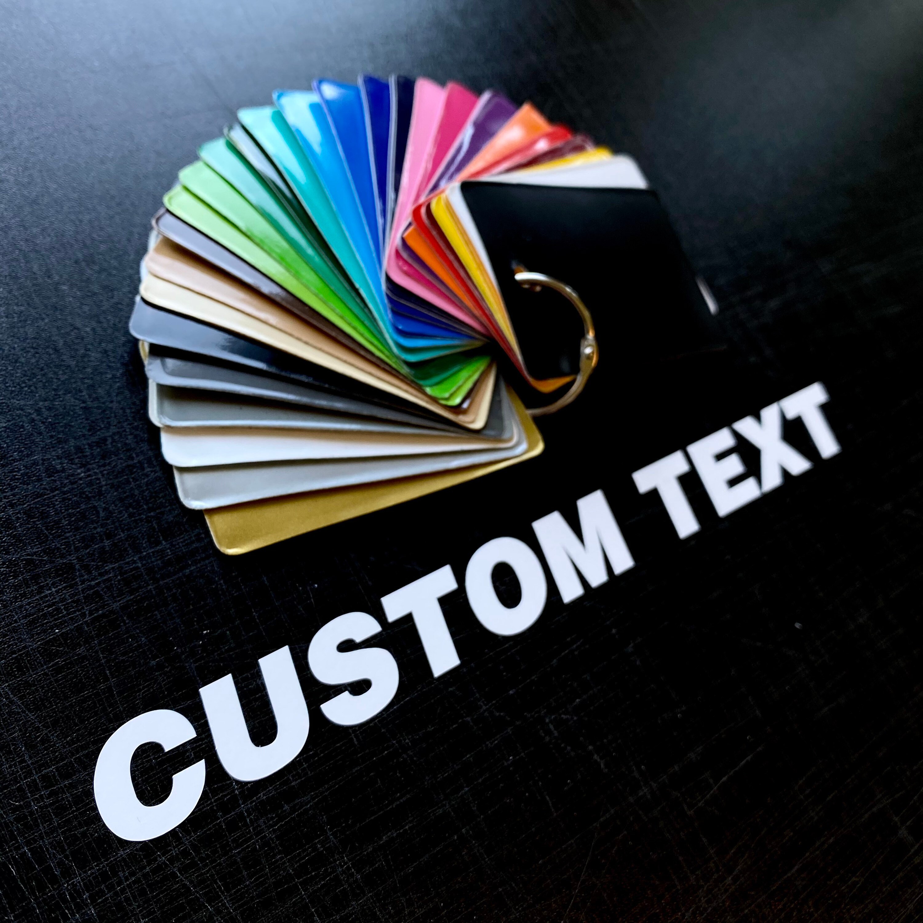 4 Lines of Your Own Custom Text Decal Sticker / Choose Font - Etsy
